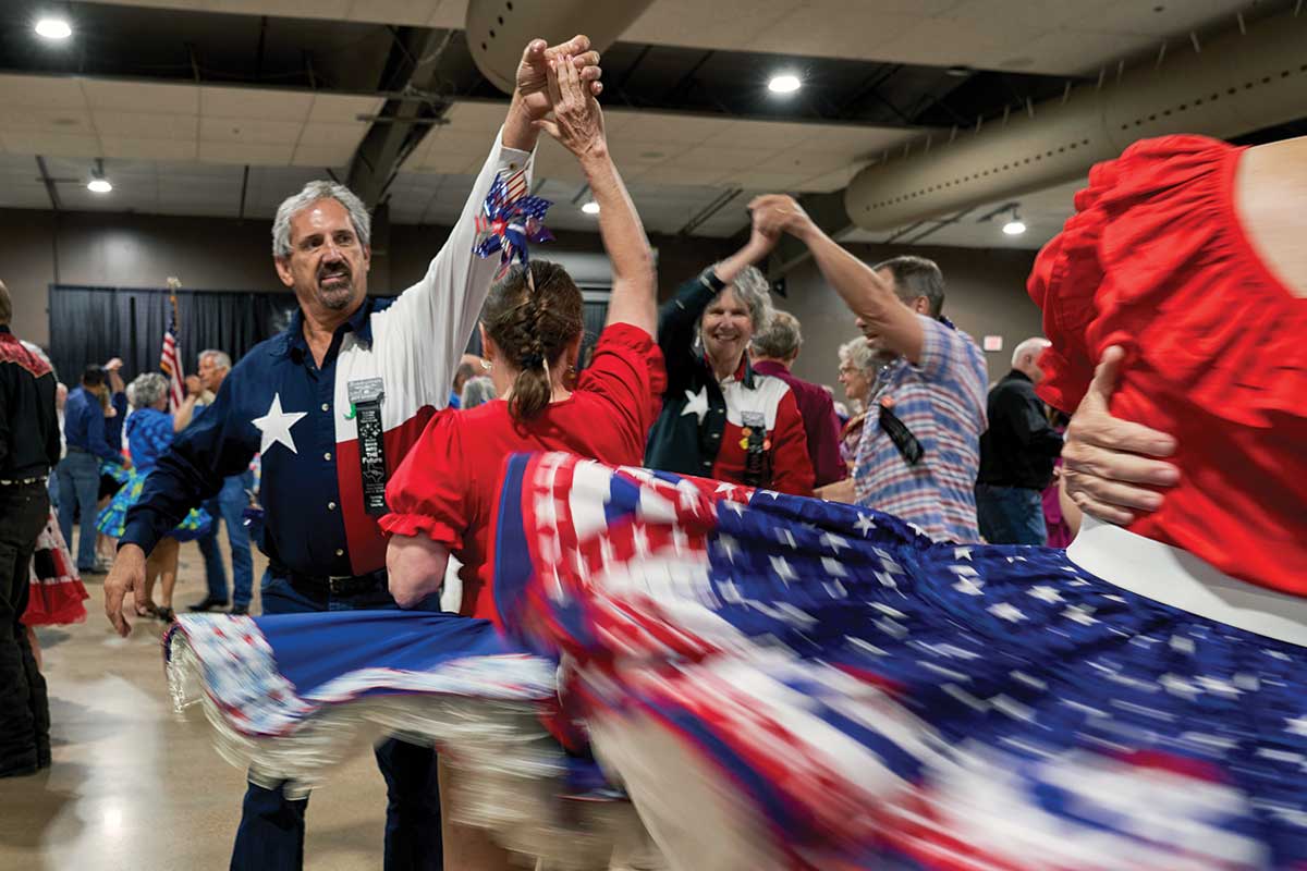 Square Dancing Featured in Coserv Electric Power Magazine - TriangleSquares